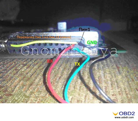 RX And TX KESS V UART Wiring Connection UOBD NET