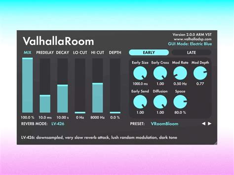 Valhalla Shimmer Reverb Pitch Shift Plugin