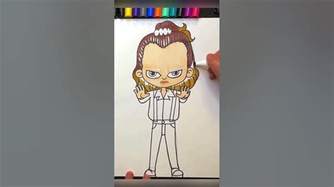 How To Draw Eleven From Stranger Things 3 简笔画 Easy Draw 2022 如何画怪奇物语3里的