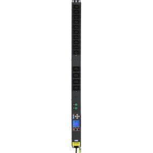 Intelligent 8 Way IEC 60320 C13 10A Shuttered Sockets Horizontal PDU With A 16A IEC 60309