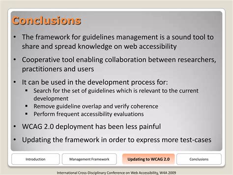 Transition Of Accessibility Evaluation Tools To New Standards Ppt