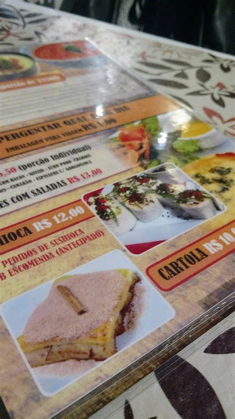 Menu At Tapioca Gourmet Restaurant Recife R Srg Waldir Correia