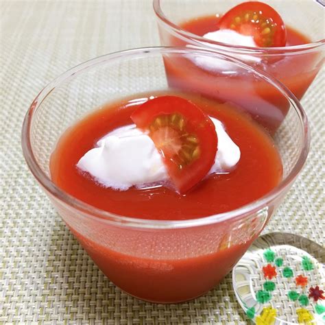 夏にぴったりトマトジュレ朝食にも！ By Drスイーツ倶楽部 【クックパッド】 簡単おいしいみんなのレシピが357万品