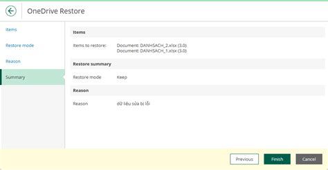 Backup 365 Hướng Dẫn Restore Dữ Liệu Onedrive Trong Backup 365 Long Vân