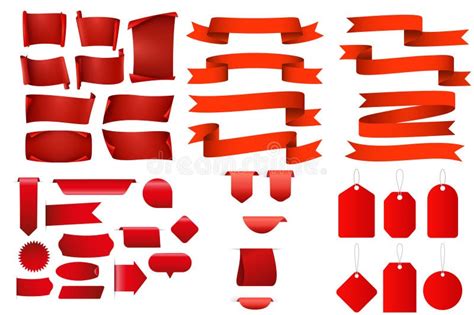 Set Of Vector Tags Or Labels Vector Illustration Stock Vector