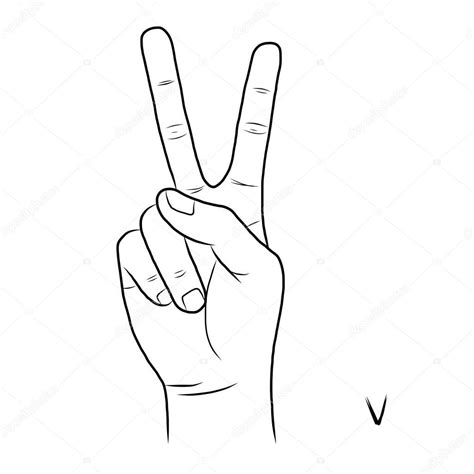 Sign Language For Letter V At Jesus Terrell Blog
