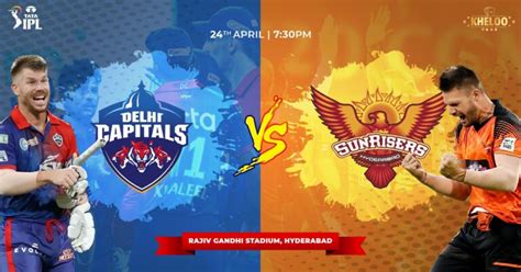Srh Vs Delhi Capitals Head To Head In Ipl Records Stats Results Kheloo