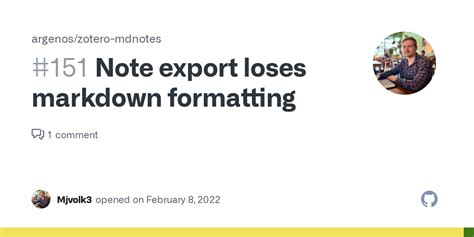 Note Export Loses Markdown Formatting · Issue 151 · Argenoszotero