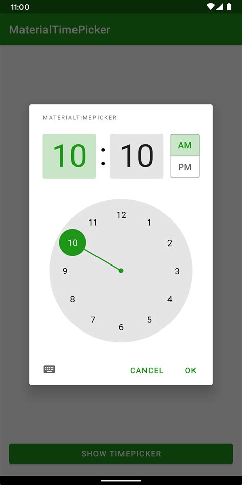 Materialtimepicker Styling Android
