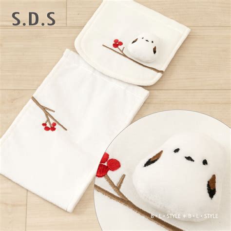 楽天市場ペーパーホルダーカバーN SDS シマエナガちゃん単品販売 シマエナガ 雪の妖精 モフモフ 可愛い かわいい 鳥 グッズ