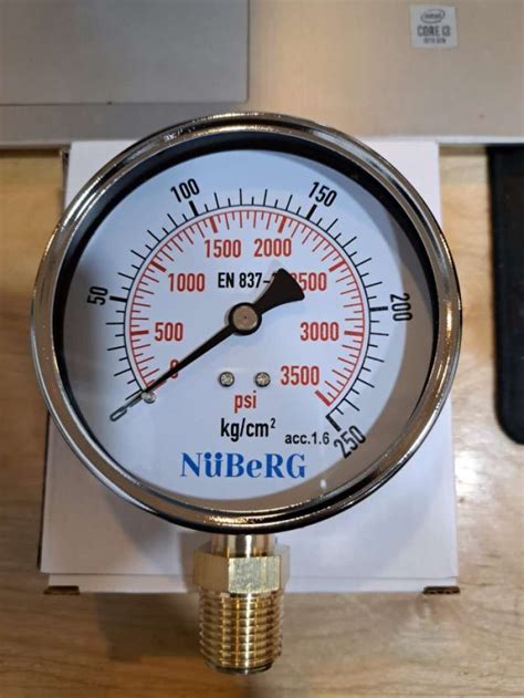 Promo Pressure Gauge Manometer 4 Inch 250 Bar Kg Cm2 Black Steel