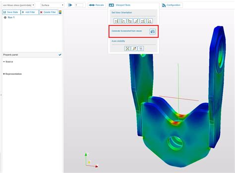 Taking Screenshots In SimScale S Online Post Processor Post