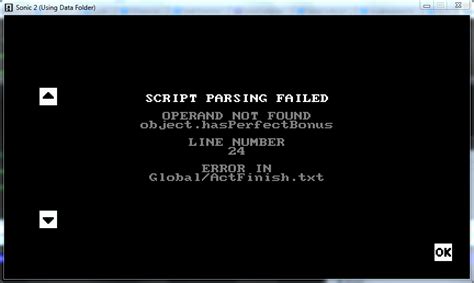 Script Decomp Doesn T Work If RETRO USE MOD LOADER Isn T Used Issue RSDKModding RSDKv