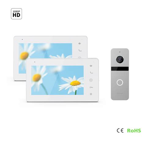 Vandalproof 7 IPS Screen HD Luxury Security Video Doorphone Intercom