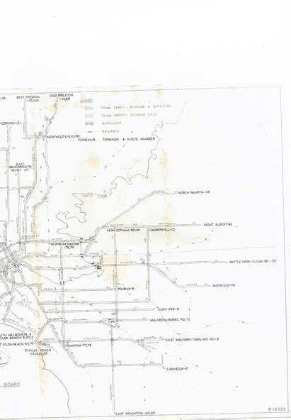 Drawing Melbourne Metropolitan Tramways Board MMTB MMTB Electric