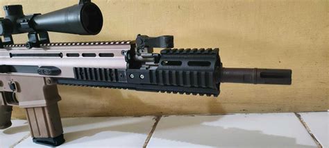 Stl File Fn Scar Extended Rail For We Brands 🔫・3d Printer Model To