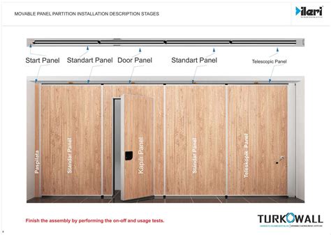 Sliding Folding Partition Wall Installation Turkowall