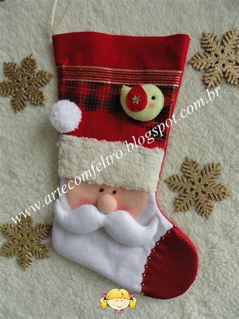 Botinha Papai Noel 40 Cm Christmas Stockings Quilted Christmas