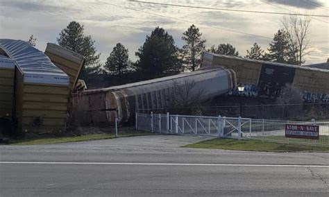 Hazmat Crew Police Medics Responding To Another Train Derailment In Ohio