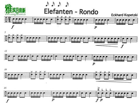 Eckhard Kopetzki Flaming Snare Heft 1小军鼓谱 找教案个人博客