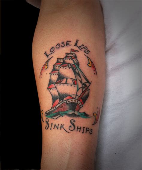 Share More Than 64 Loose Lips Sink Ships Tattoo Super Hot Incdgdbentre
