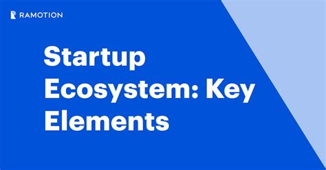 Startup Ecosystem Key Elements And Strategies Ramotion Agency