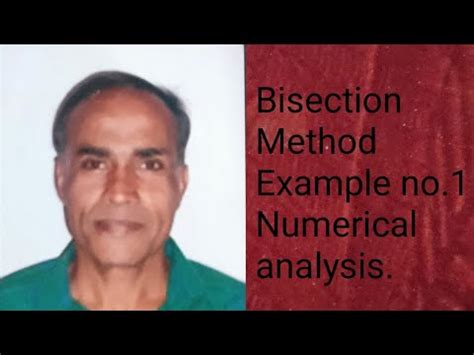 Bisection Method YouTube
