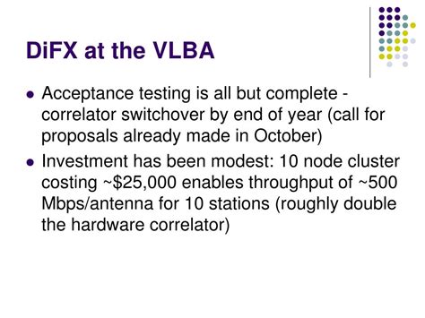 Ppt The Difx Software Correlator Powerpoint Presentation Free Download Id 4026101