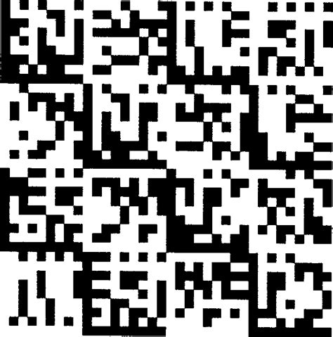 Matrix Type Two Dimensional Bar Code And Its Encoding And Decoding