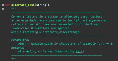 Solved Complete The Function Alternatecase In The