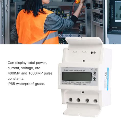 HOME ELECTRICITY USAGE Monitor LCD Display RS Communication Watt Meter High PicClick UK