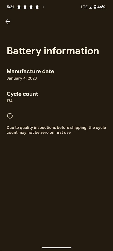 Cycle Count Rpixel6ausers