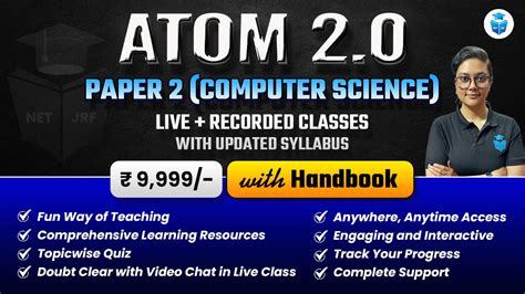 Jrfadda Atom 20 Batch Ugc Net 2024 Computer Science Paper 2