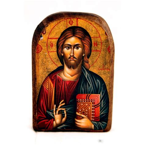 Orthodox Catholic Christian Wooden Icon Of Jesus Christ Etsy