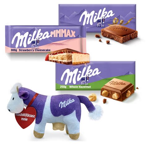 Zestaw czekolada mleczna Milka duża mix smaków 3szt GRATIS krówka