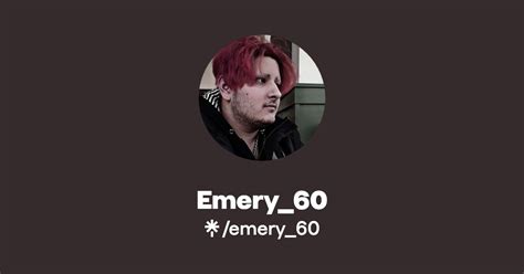 Emery 60 Twitter Tiktok Twitch Linktree