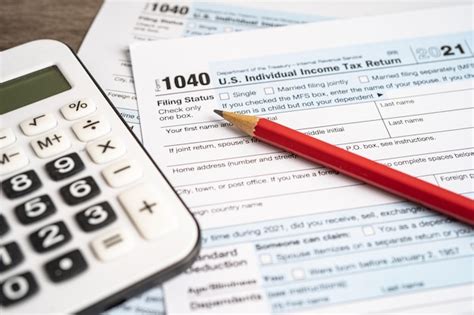 Formulário 1040 Us Individual Income Tax Return Formulários Fiscais No