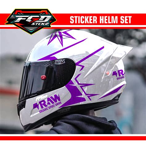 Helmet Sticker Cutting Raw Sticker Set For Helmet Shopee Philippines