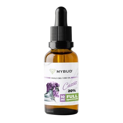Huile CBD Full Spectrum 20 Cassis Puissance et légèreté