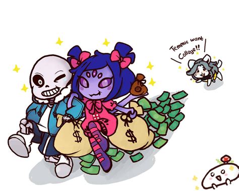 Undertale Thing Sans Muffet Temmie 2738 By Tiaraliani28 On Deviantart