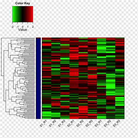 Heat Map Bioconductor Green Plot Dendrogram Angle Rectangle Color