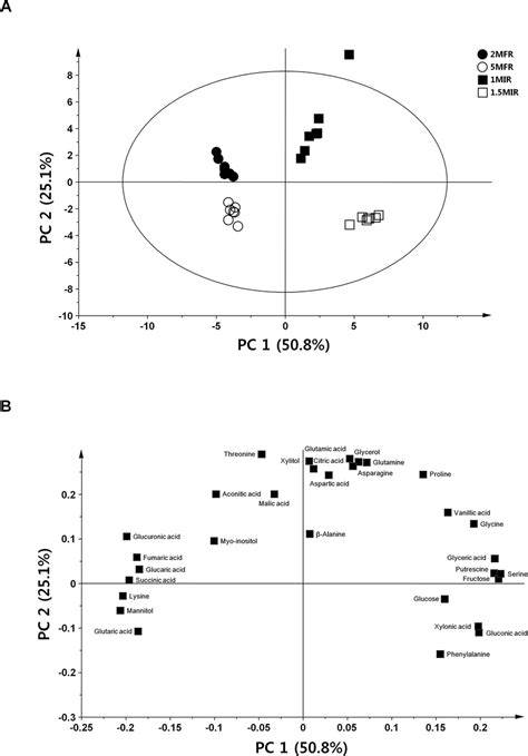 Principal Component Analysis Pca Of The Metabolomes Derived From In Download Scientific