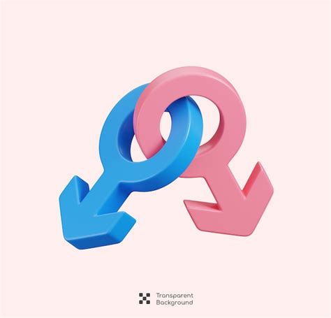Premium Psd Heterosexual Symbol Decorations Celebrating Lgbtq Pride