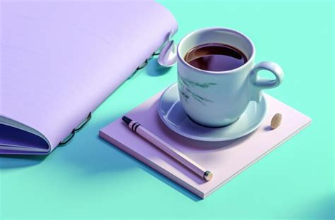 Premium Ai Image Business Background Notepad