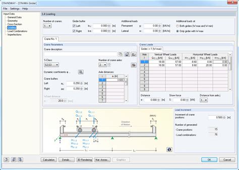 Crane Beam Design Spreadsheet In Craneway Craneway Girder Design Acc To Eurocode 3 Dlubal