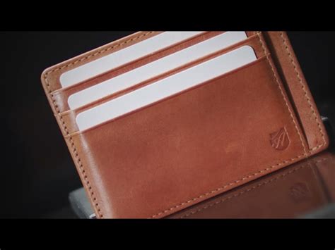Minimalist Rfid Protection Wallet Vegetable Tanned Caramel