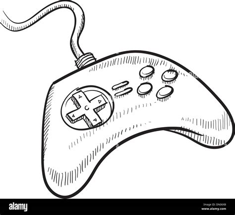 Xbox Controller Drawing Outline