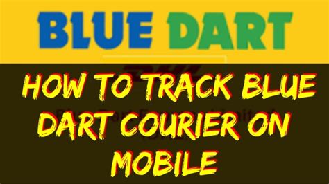How To Track Blue Dart Courier Blue Dart Tracking Blur Dart Youtube