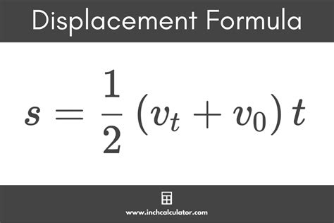 Displacement Calculator Inch Calculator