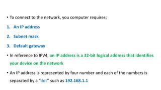 Subnetting Basics In Networking For Network Engineers PPT